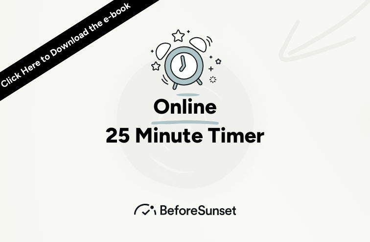 25 Minute Timer